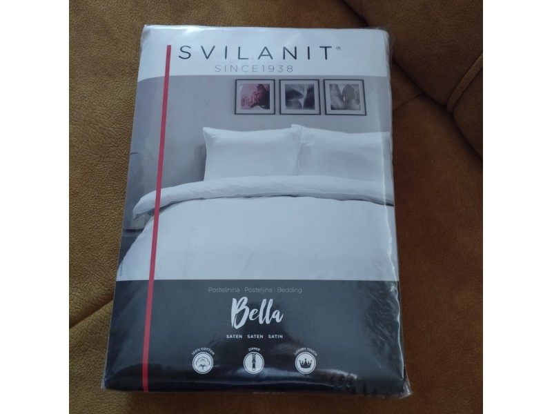 Nova satenska posteljina za bracni krevet-VITAPUR