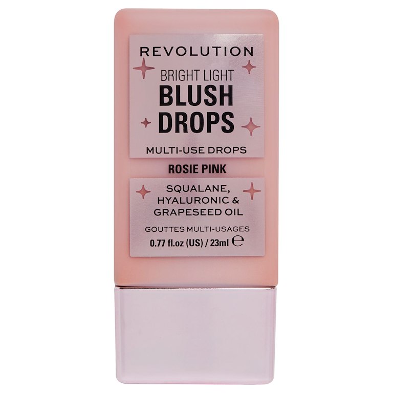 Tečno rumenilo MAKEUP REVOLUTION Bright Light Blush Drops Pink Rosie