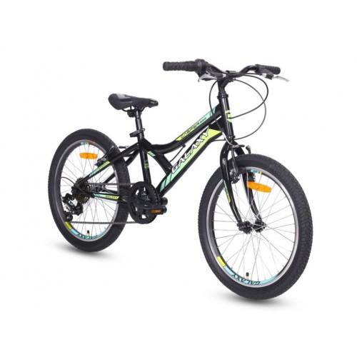 Bicikl CASPER 200 20"/6 crna/zelena/žuta 650208