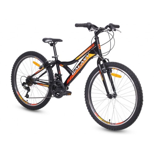 Bicikl CASPER 240 24"/18 crna/narandžasta/crvena 650036