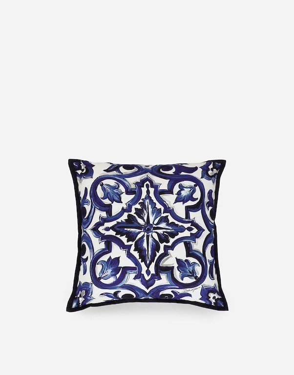 Dolce&Gabbana’s Blu Mediterraneo Canvas Cushion small – Jastuk