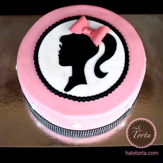 Barbie silueta torta