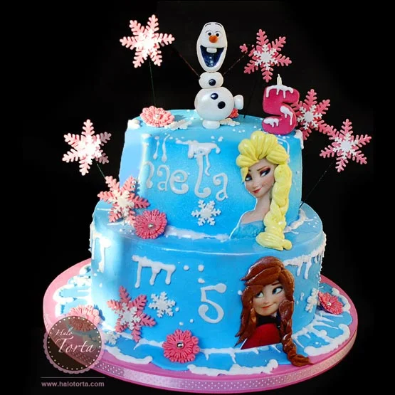 Torta Frozen plava – torte za devojčice
