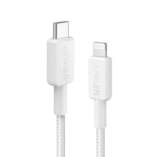 ANKER Kabl 322 USB-Type C na Lightning, 1m, bela