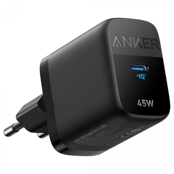 ANKER Punjač 45W Type C, crna