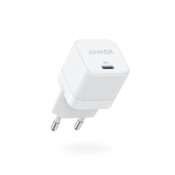 ANKER Punjač Type C -Power Port III 20W Cube, bela