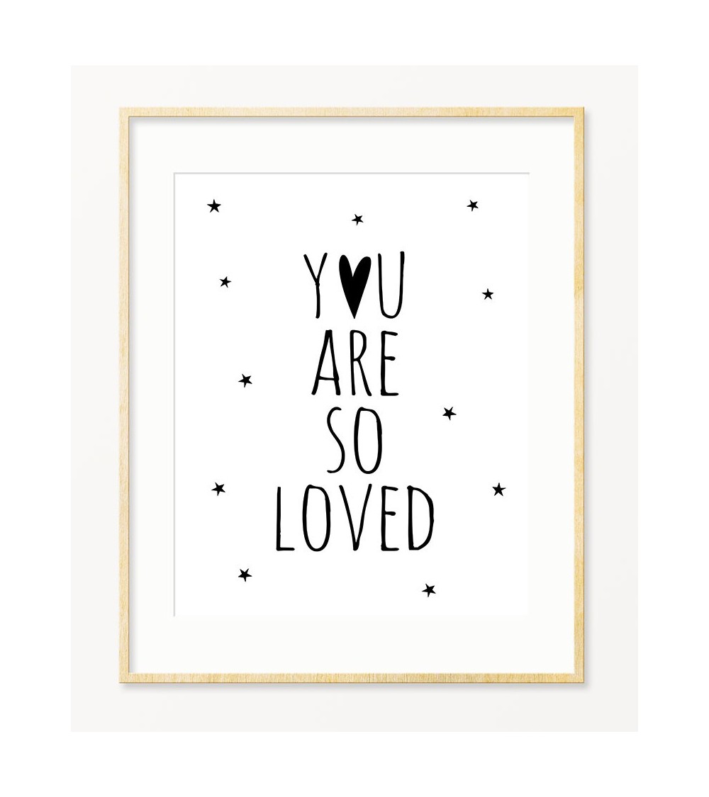 YOU ARE SO LOVED POSTER ZA URAMLJIVANJE ZA BEBU (ART. P-2623)