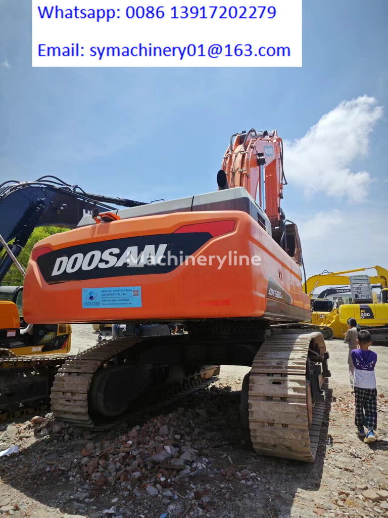 Doosan DX500 DX520 DX530 bager guseničar