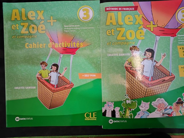 Alex et Zoe 3 knjiga i radna sveska plus CD