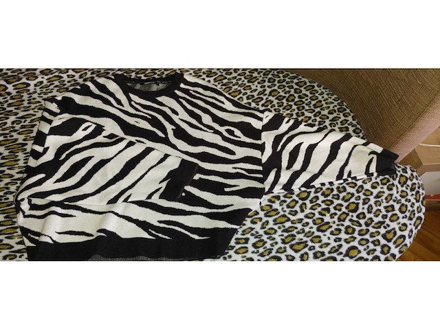 Zebra print dzemper S