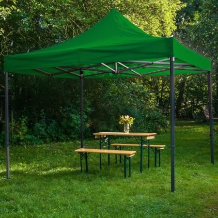 Tenda - paviljon sklopivi 3x3m - zeleni