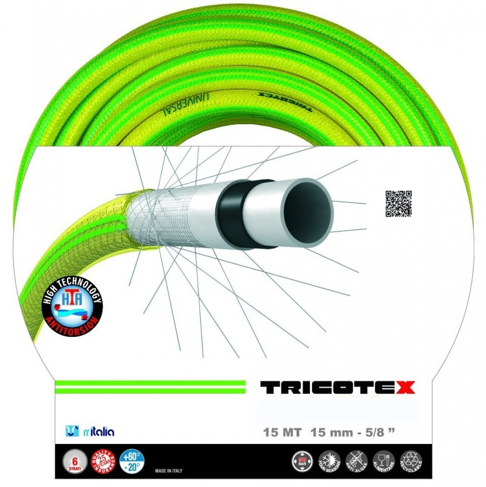 Baštensko crevo za zalivanje Tricotex Select 1/2" - 15m RR Italia