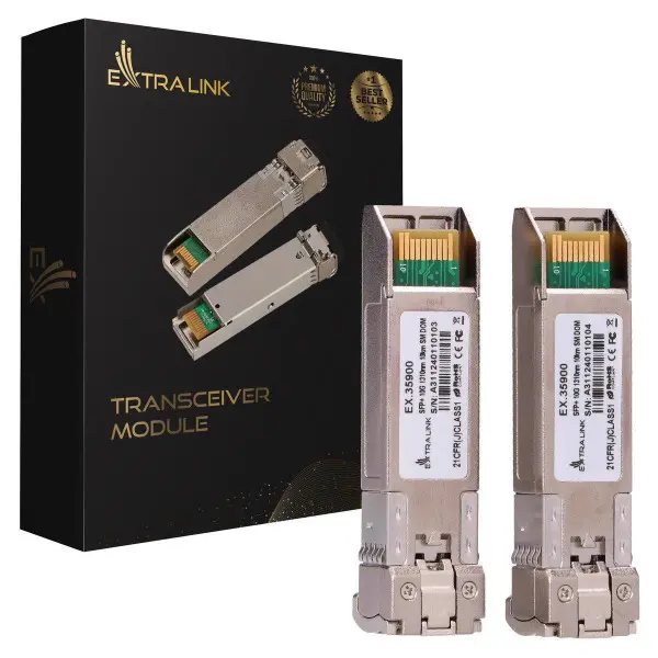 Extralink SFP+ 10G, 1310nm, SM, LC, 10km, 2-PACK, cena po komadu