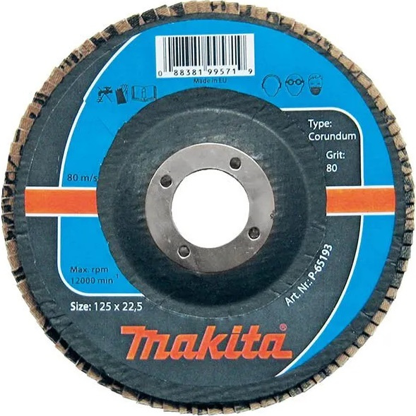 Lamelni disk 115mm - granulacija 40 MAKITA