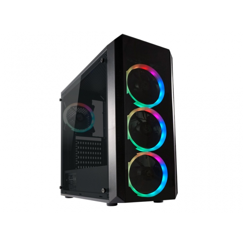 Kućište LC POWER 703B-ON Midi-Tower ATX/Micro-ATX/Mini-ITX/bez napajanja/crna