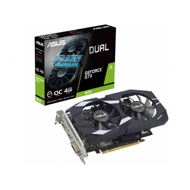 Grafička karta ASUS DUAL-GTX1650-O4GD6-P-EVO NVD/4GB/GDDR6/128bit/crna