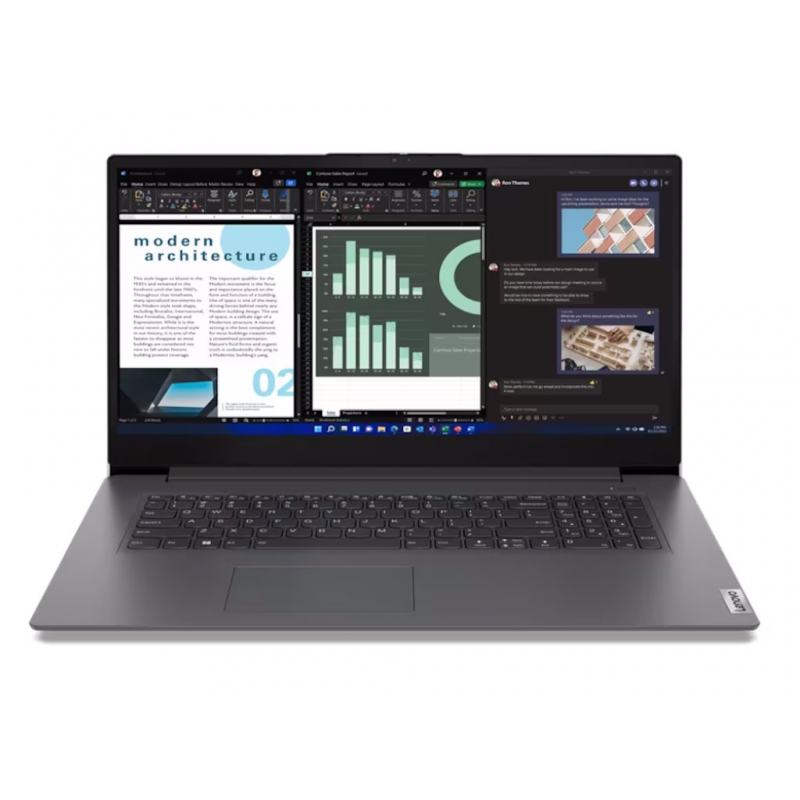 Laptop LENOVO V17 G4 IRU DOS/17.3"FHD/i3-1315U/16GB/512GB SSD/Intel HD/SCR/FPR/SRB/crna