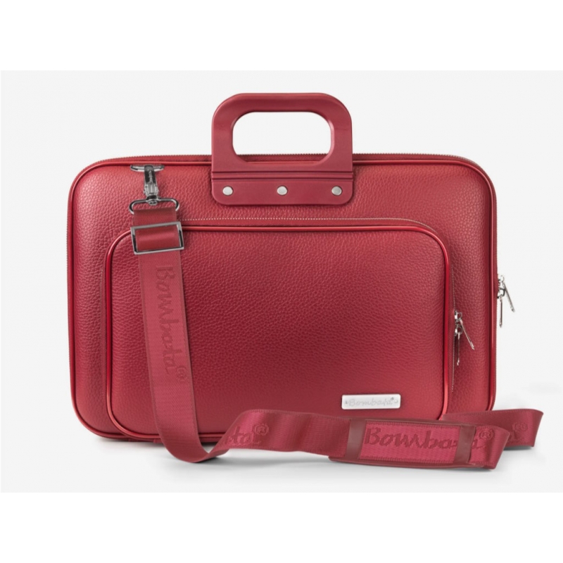 Torba BOMBATA Classic Plus 15,6" Borgogna red/Crvena