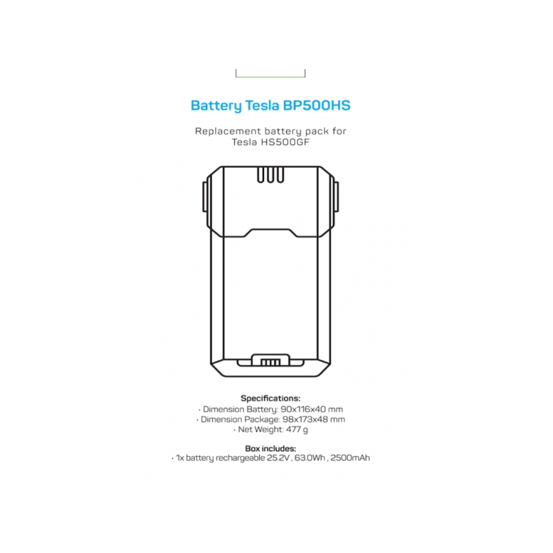 Batterry pack TESLA HS500GF/Baterije za usisivač