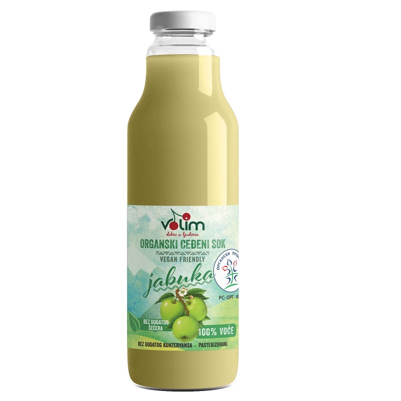 VOLIM - ORGANSKI CEDJENI SOK JABUKA 750 ML