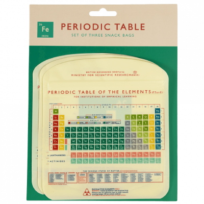Kese za namirnice set 3 - Periodic Table, višekratne