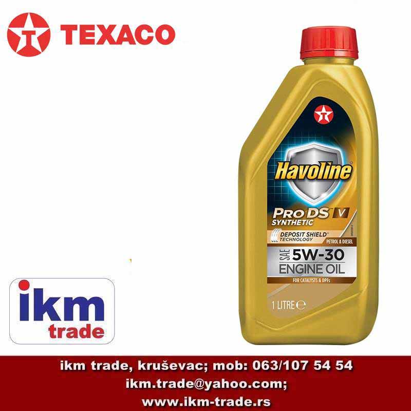 TEXACO HAVOLINE PRO DS V 5W30 1L