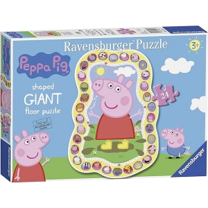 Ravensburger puzzle (slagalice) - Pepa prase velika podna puzla