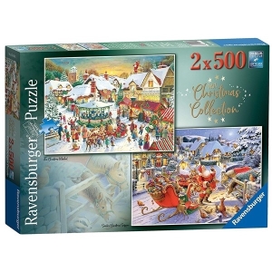 Ravensburger puzzle (slagalice) - Novogodisnja carolija