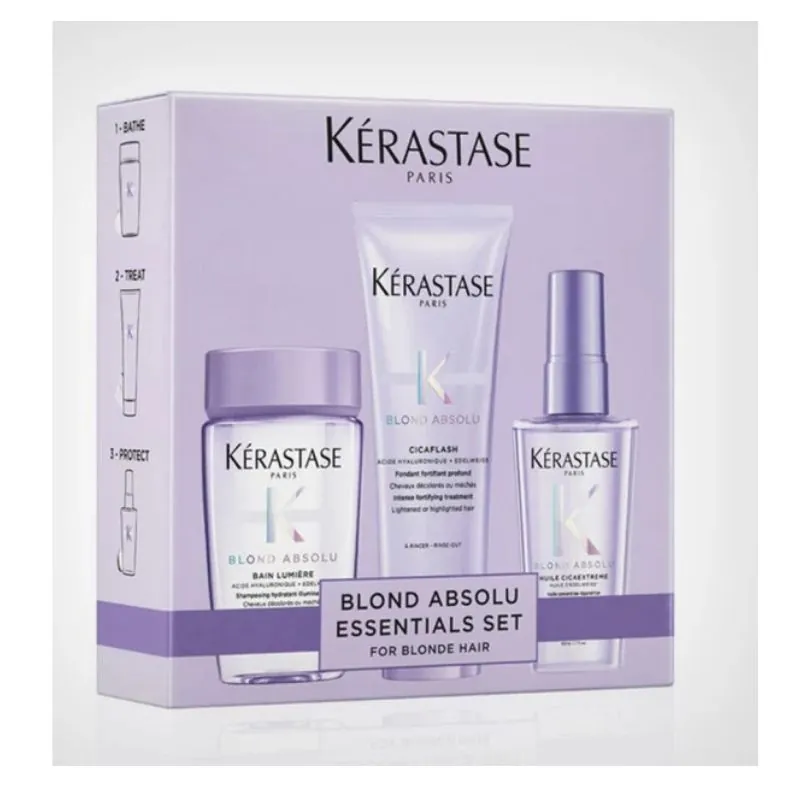 Kerastase blond travel set