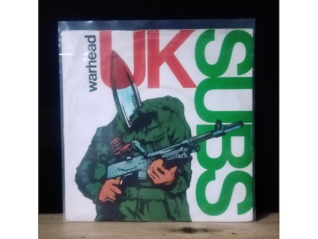 UK Subs - Warhead Singlica UK press 4+