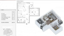 Adice-Odličan Jednoiposoban stan 40 m2 u Pogodnom kraju-povrat PDV-065/385 8880