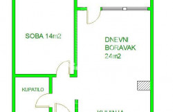 DVOSOBAN ODLIČAN RENOVIRAN - PODBARA ID#7443