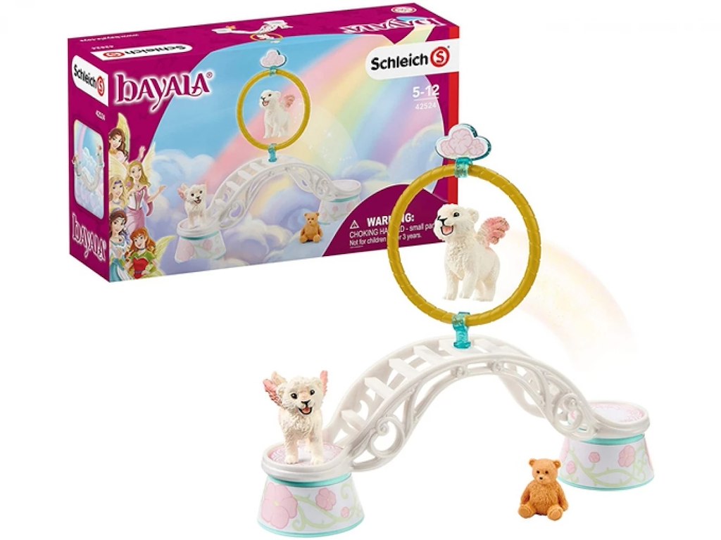 SCHLEICH BALAYA BABY LION TRAINING SET