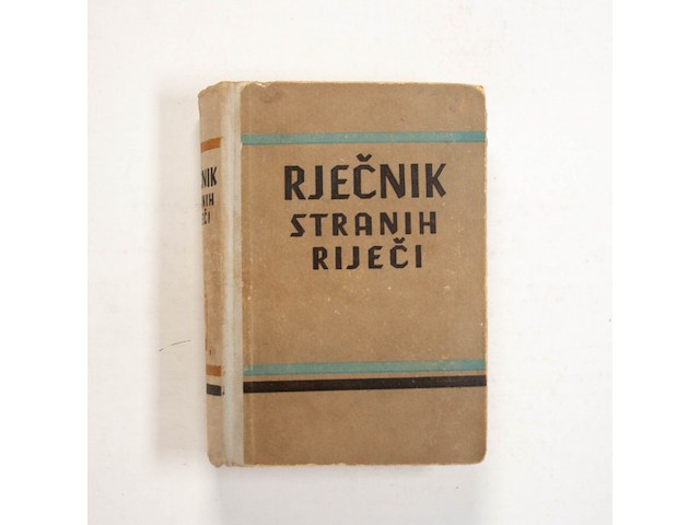 Rječnik stranih riječi