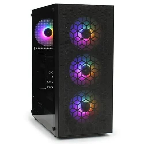 RAIDMAX Kućište X921 (4xStatic RGB fan, 3 napred, 1 pozadi), w/650XT PSU crno