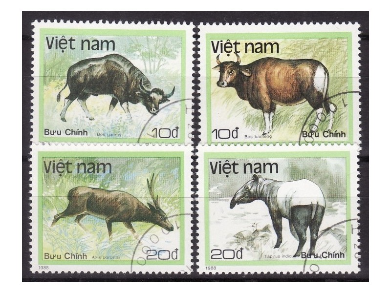 Viet Nam - životinje 1988.