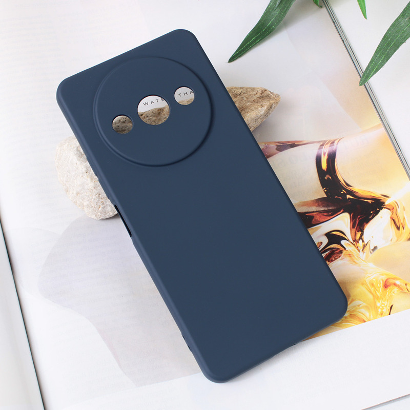 Maskica Teracell Soft Velvet za Xiaomi Redmi A3 tamno plava