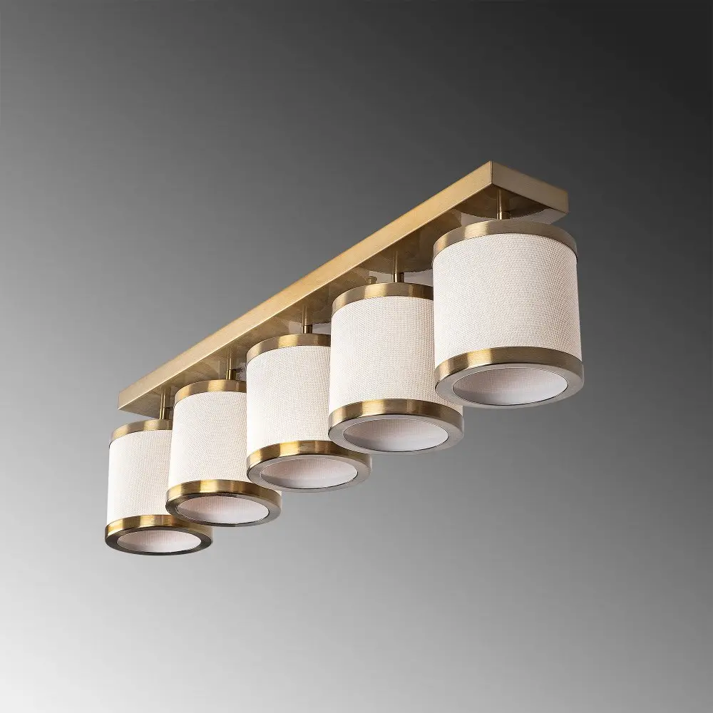 Opviq Way 11640 Visilica, E27, 5x40W, IP20, Zlatna