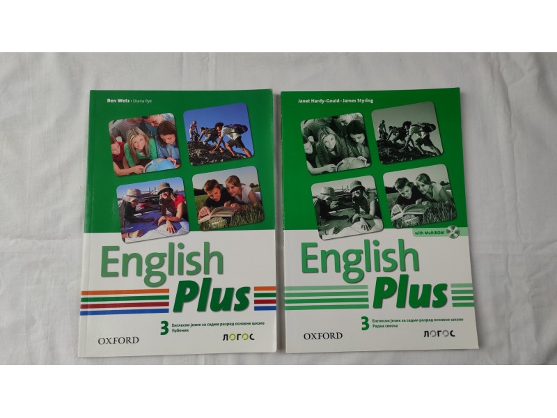 English Plus 3 udzbenik i radna sveska i CD LOGOS