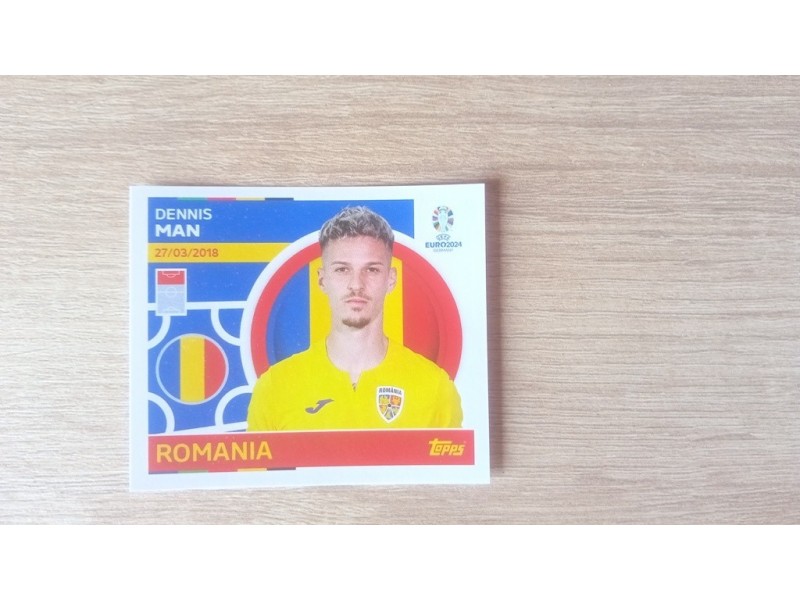 Euro 2024 Uefa Topps sličica broj ROM 21