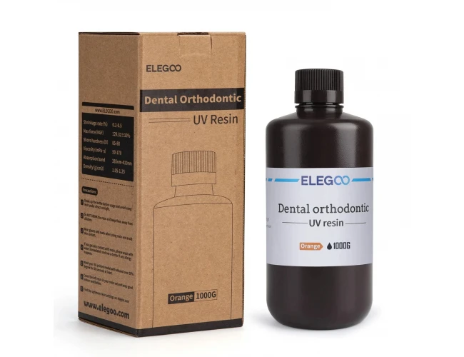 Elegoo Dental Model UV Resin narandžasta smola za 3D štampač 0.5kg