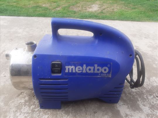 Samousisna Pumpa Za Vodu Marke Metabo Tip P4000S.