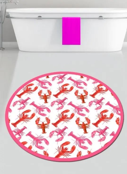 L'essentiel Maison Kupatilski otirač Homard, 100cm, Roze