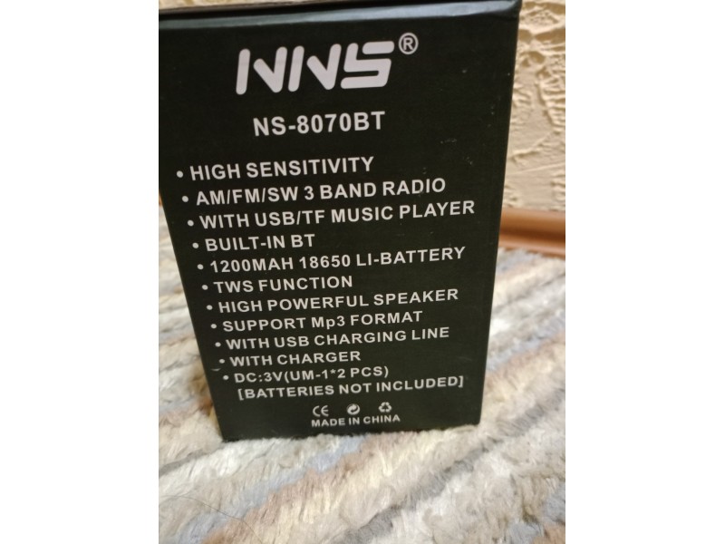 Radio - Bluetooth uredjaj, NS-8078BT
