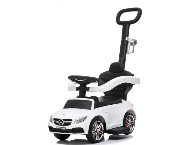 ECO TOYS 639WHITE Guralica sa ručkom za decu Mercedes beli