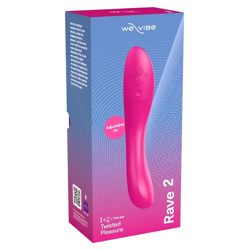 We-Vibe Rave 2 Vibrator, 10 režima vibracije, Ružičasti