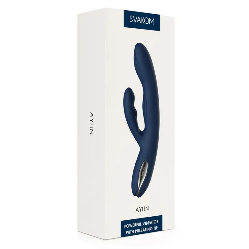 SVAKOM Aylin Vibrator, 5 režima vibracije, 5 nivoa intenziteta, Teget