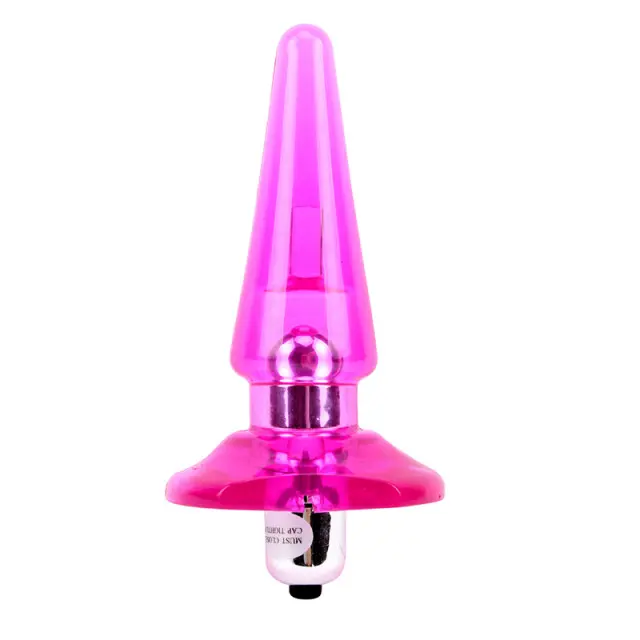 Analni vibrator za početnike, Roze, 16.5 cm