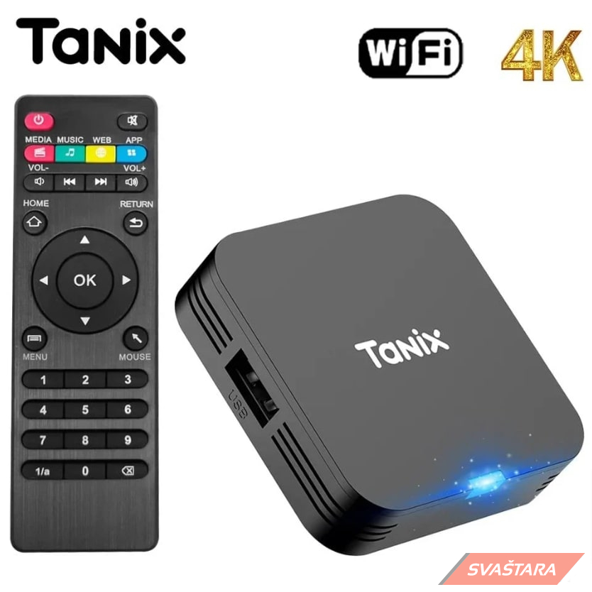 Tanix TX1 Smart tv box za gledanje besplatne kablo