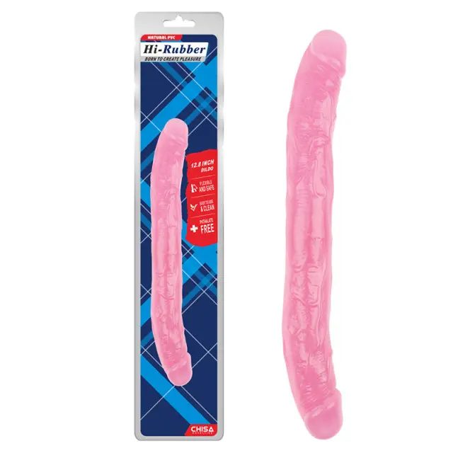 Dupli dildo, Roze, 32.5 cm